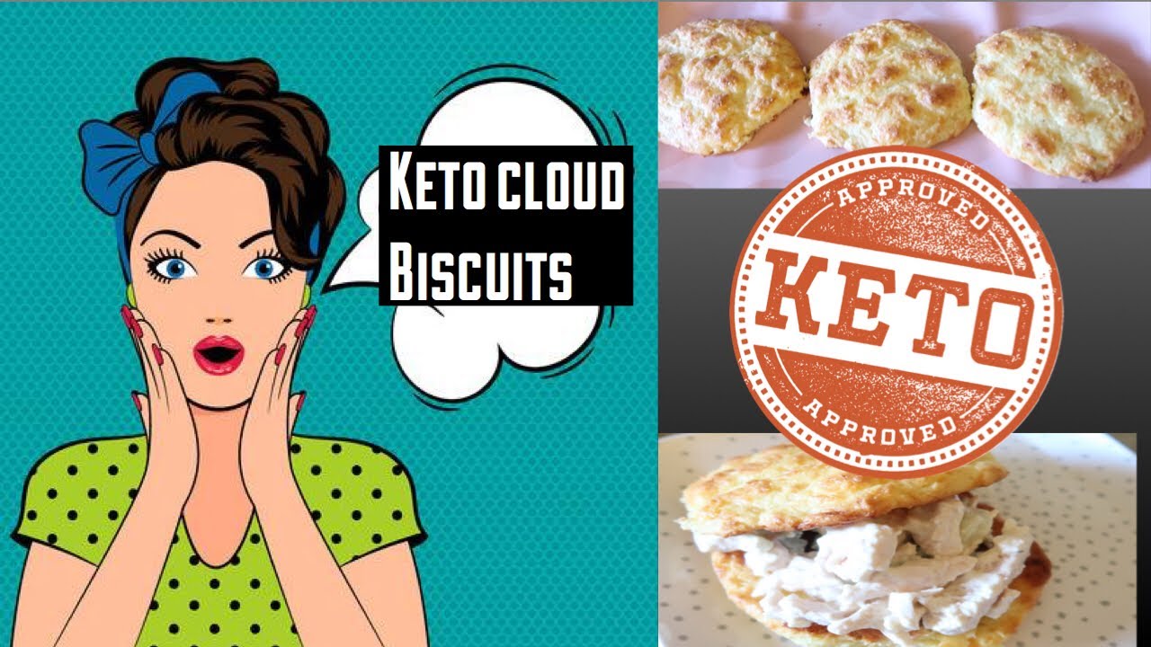 EASY KETO cloud BISCUITS - YouTube