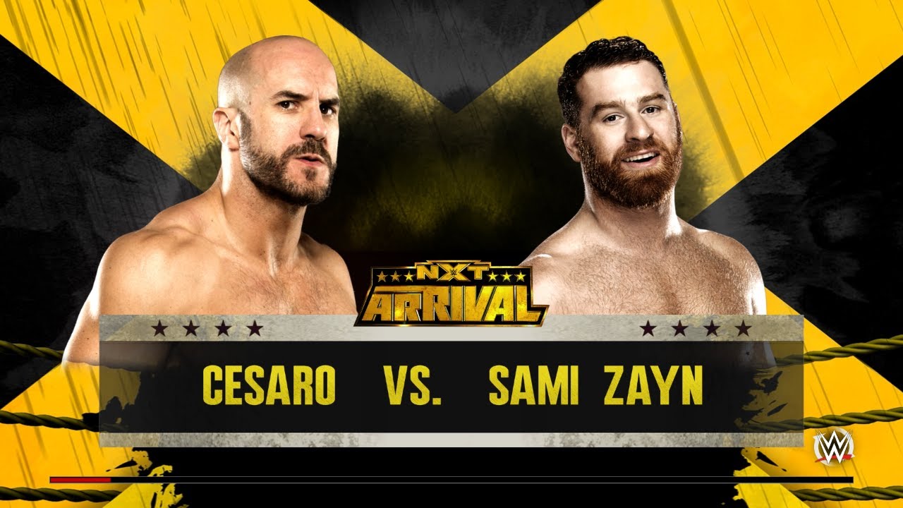 Sami Zayn Vs Antonio Cesaro Nxt Arrival