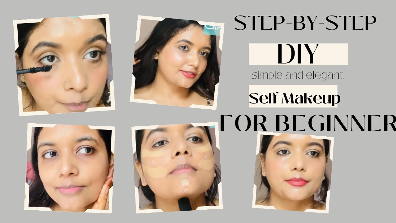 Self Makeup For Beginners | Step by Step simple makeup - YouTube