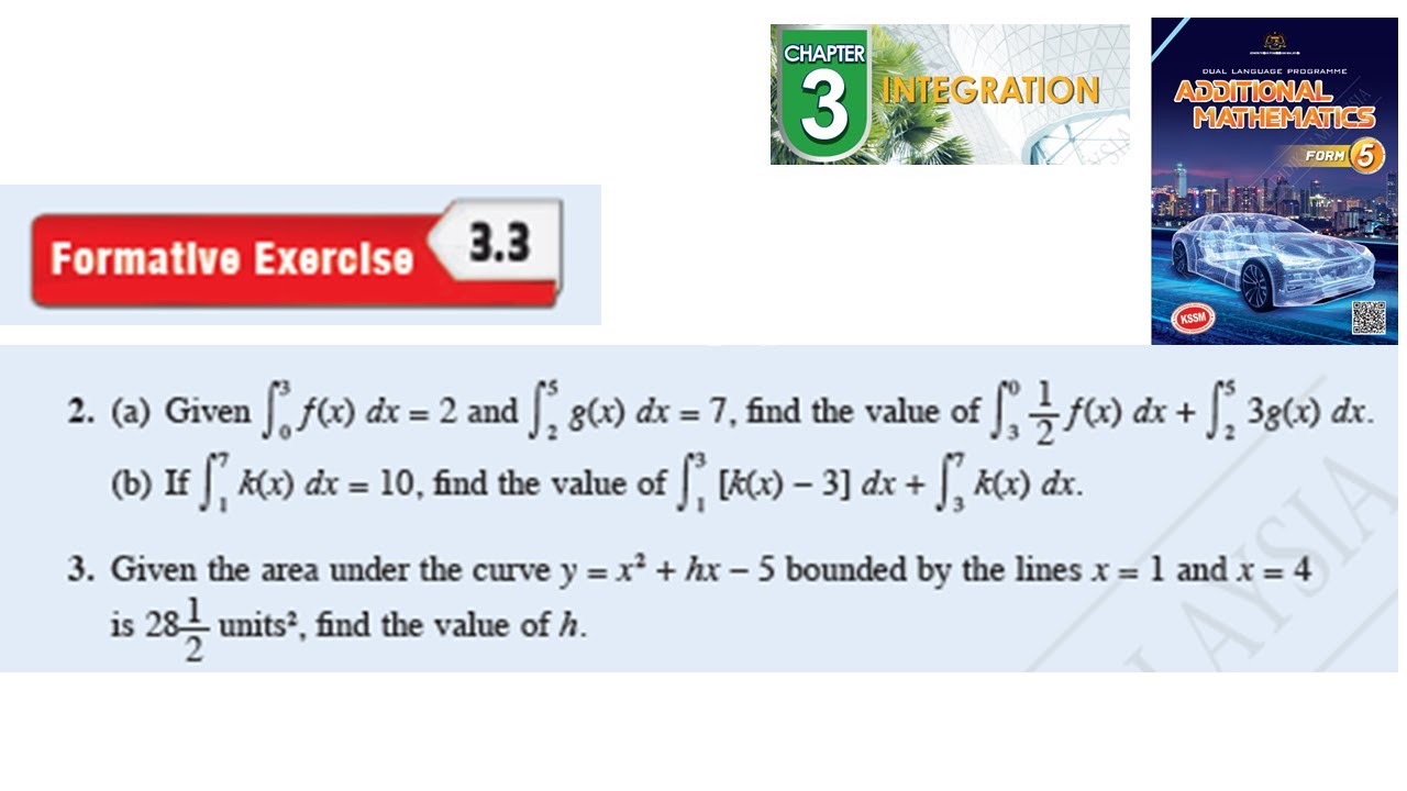 Integration formative exercise 3.3 Q2 Q3 pengamiran latihan formatif 3. ...