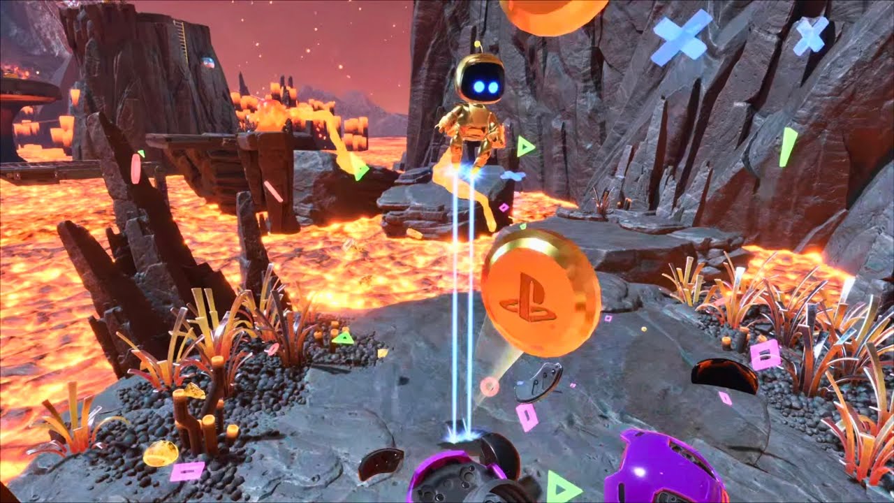 Astro Bot - Lost Galaxy - Furnace Fever, Gameplay, Walkthrough - YouTube