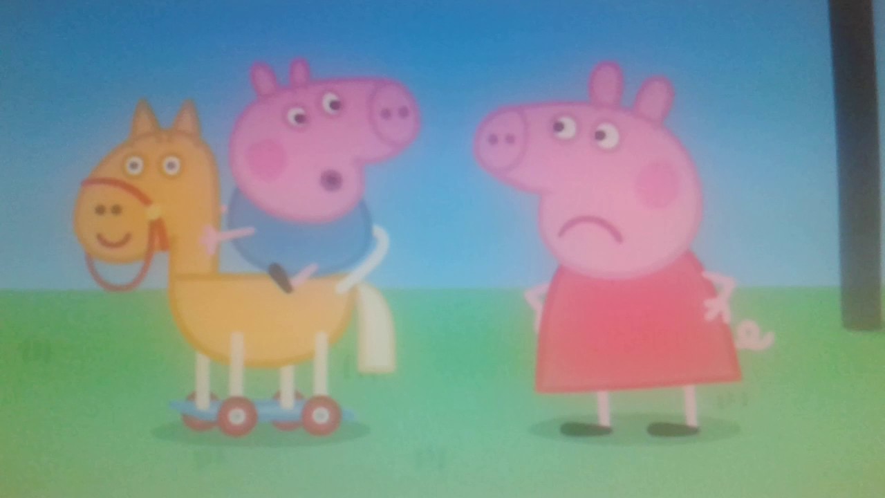 Daffy duck tells peppa pig and george pig to shut up mina sad - YouTube