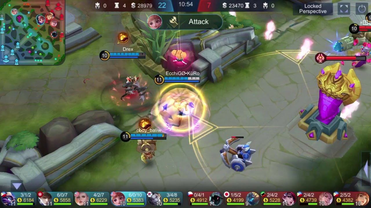 Mobile legends : Angela support/mage gameplay - YouTube