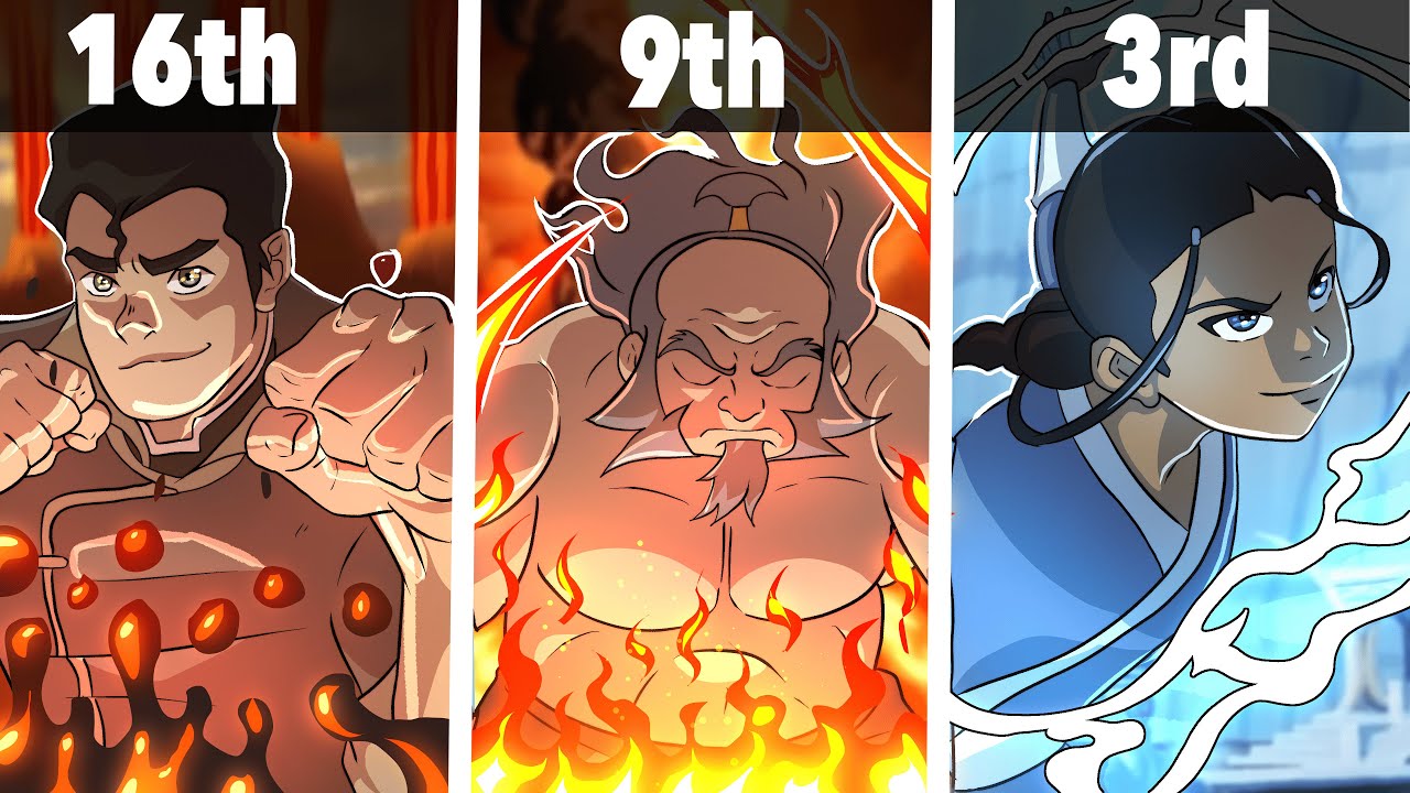 Top 20 Strongest Characters in Avatar Ranked & Explained! - YouTube