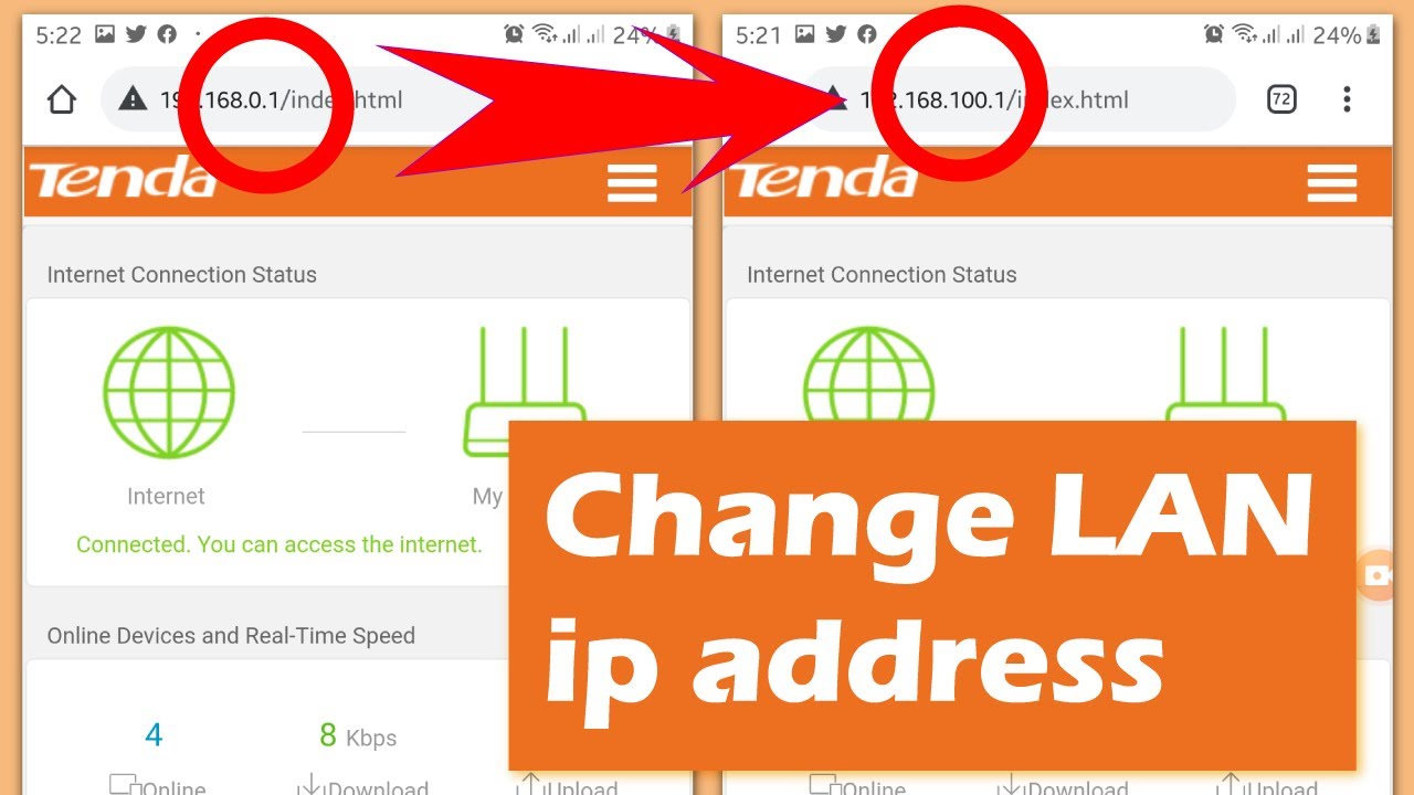 How to change lan ip address | how check ip address - YouTube