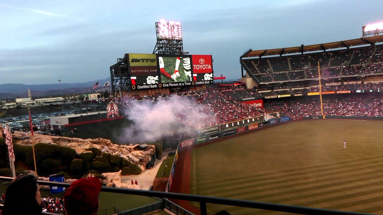 Angels opening night 4/10/2015 - YouTube