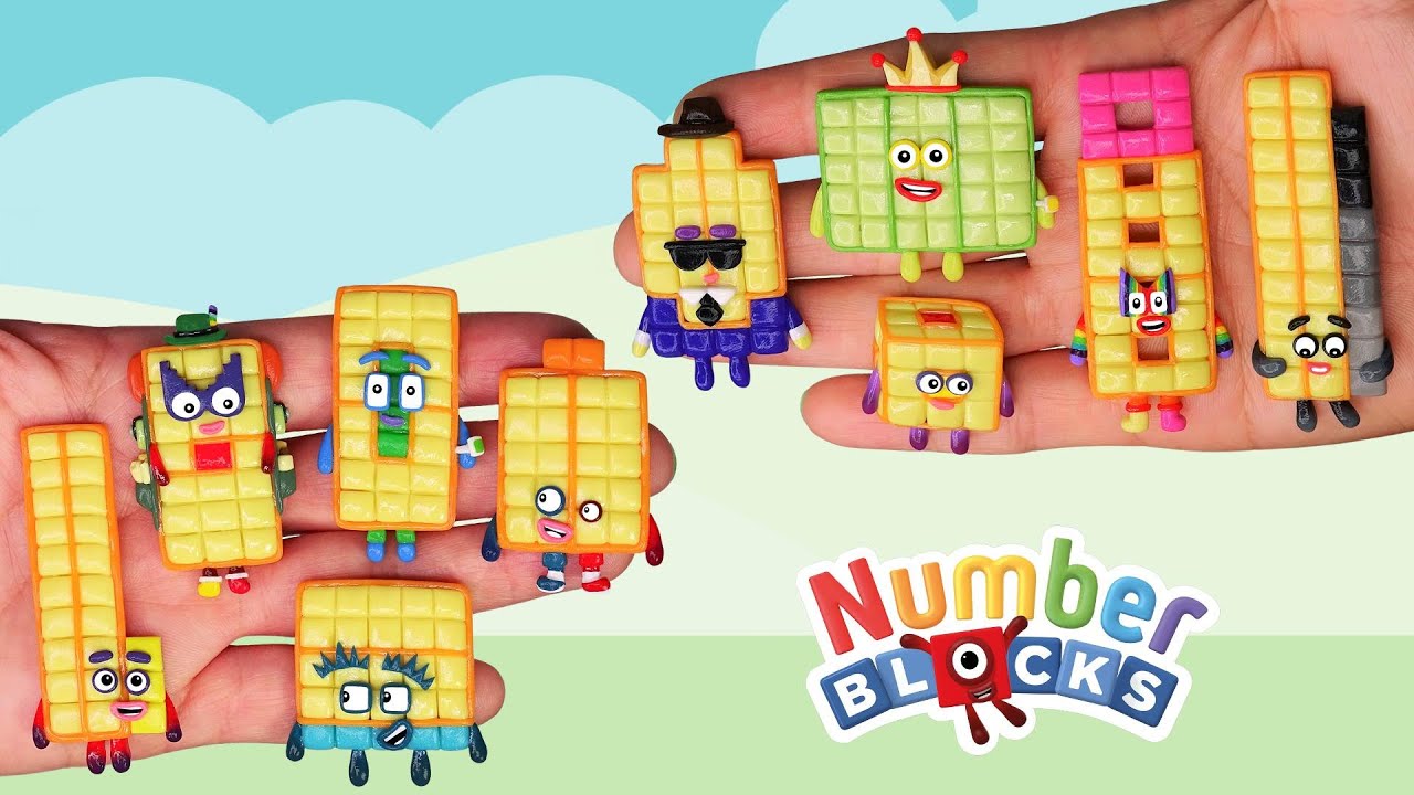 NUMBERBLOCKS PART 3! 21-30 Polymer Clay Tutorial - YouTube