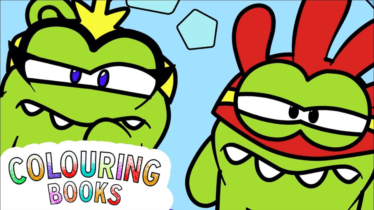 Learning Colors with Om Nom - Coloring Books - YouTube