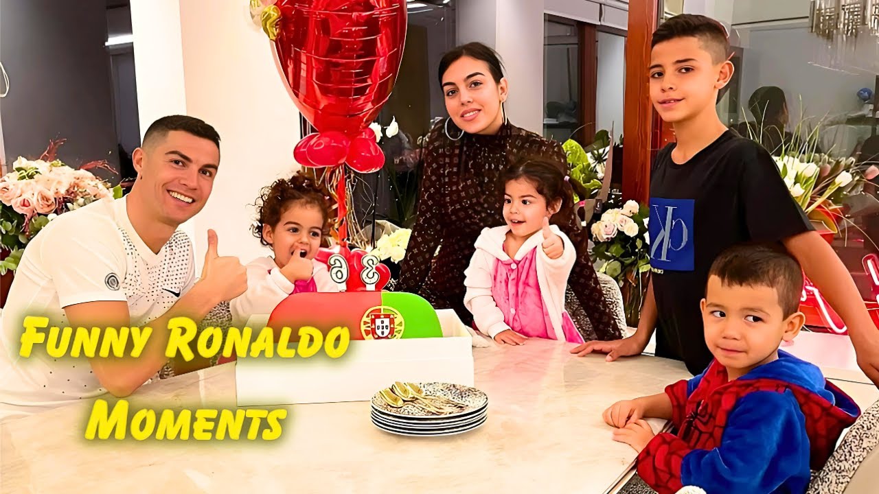 Top 29 FUNNIEST Ronaldo & Georgina Family Moments! 😂 ️ - YouTube