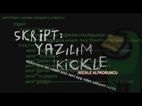 Minecraft Kick Skript 2 inci bölüm [/kick]