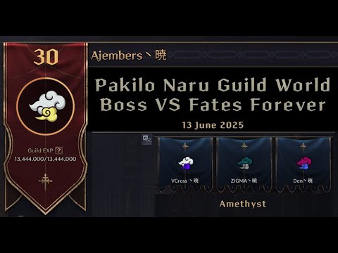 Pakilo Naru Guild World Boss VS OnlyFams - Seeker POV - 20250613 ...