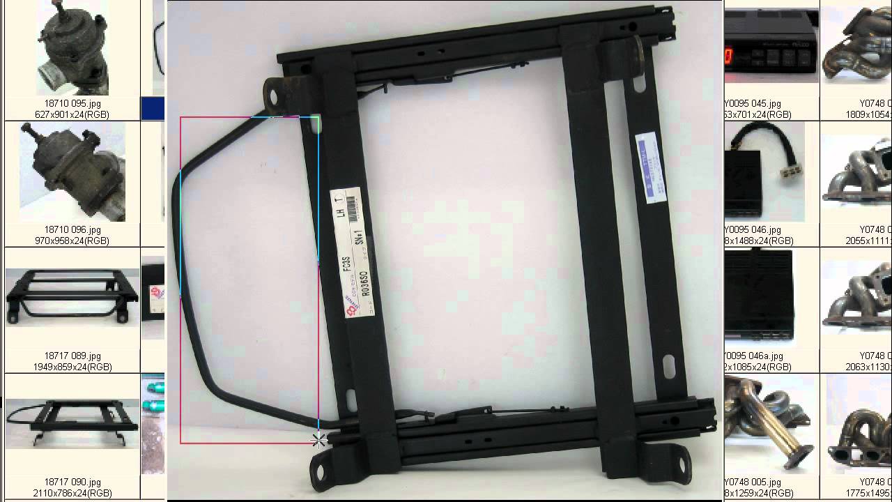 Bride LH SEMI bucket seat rail Mazda RX7 13BT Turbo II FC3S - YouTube