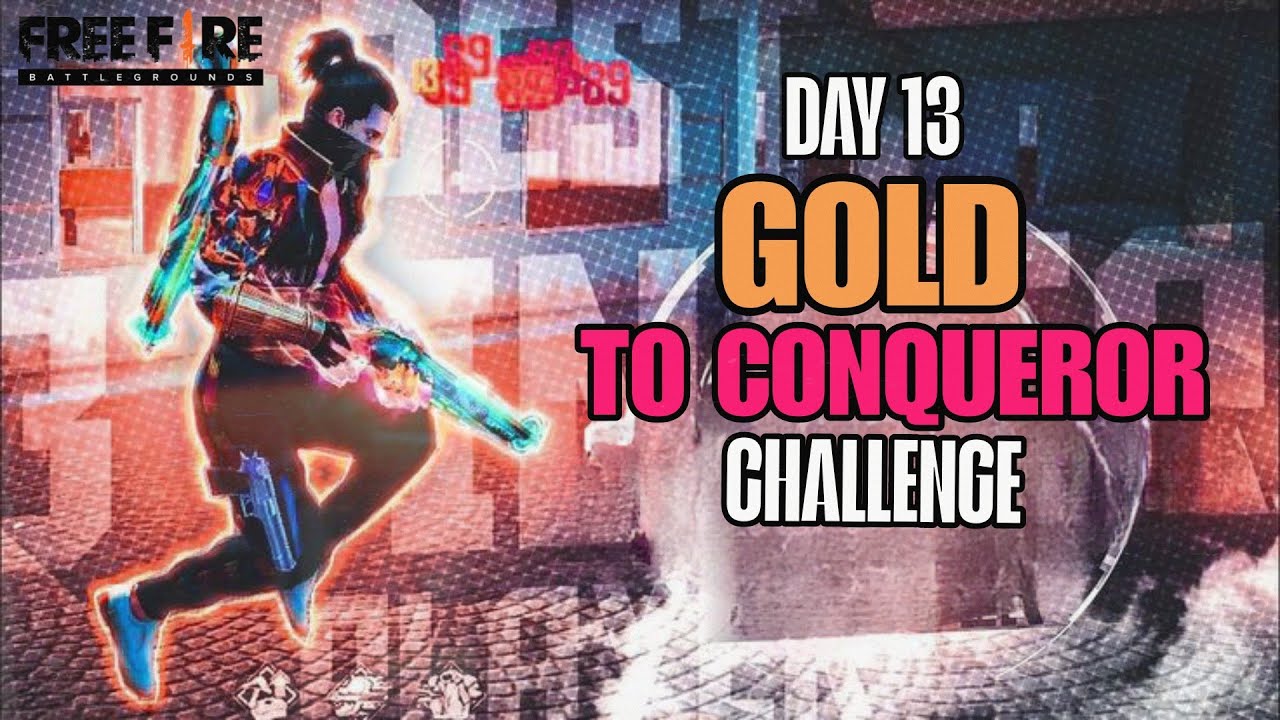 "Day 13: Almost There! Climbing to Conqueror in Free Fire 🔥" - YouTube