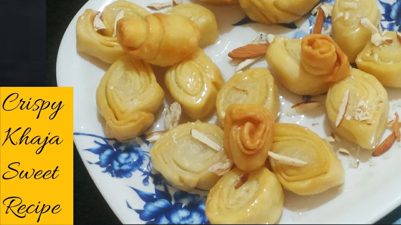 ️Khaja Recipe | Crispy Khaja Sweet Recipe | Bengali Sweet | How to make ...