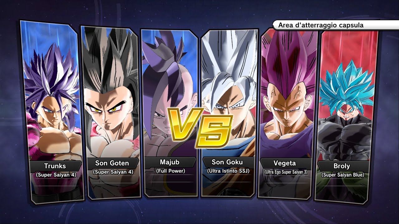 XV2 (PC): Majub Full Power/Goten SSJ4/Trunks SSJ4 vs Goku UI SSJ/Vegeta ...
