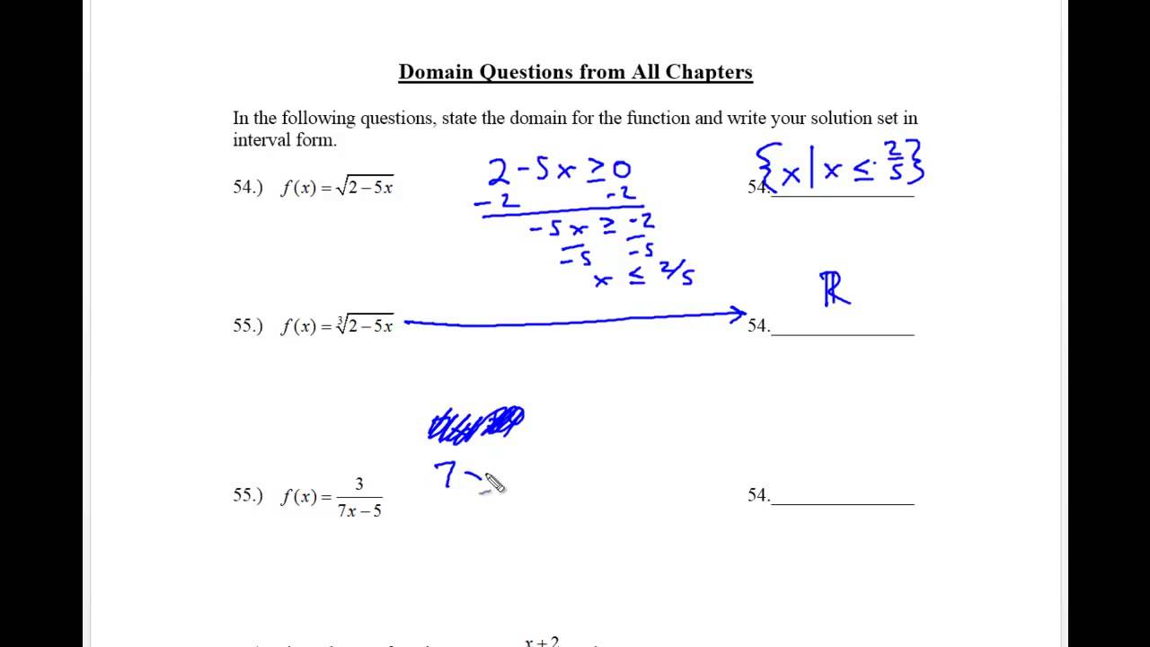KCC - Math 121 Final Exam Review Part 13 - YouTube