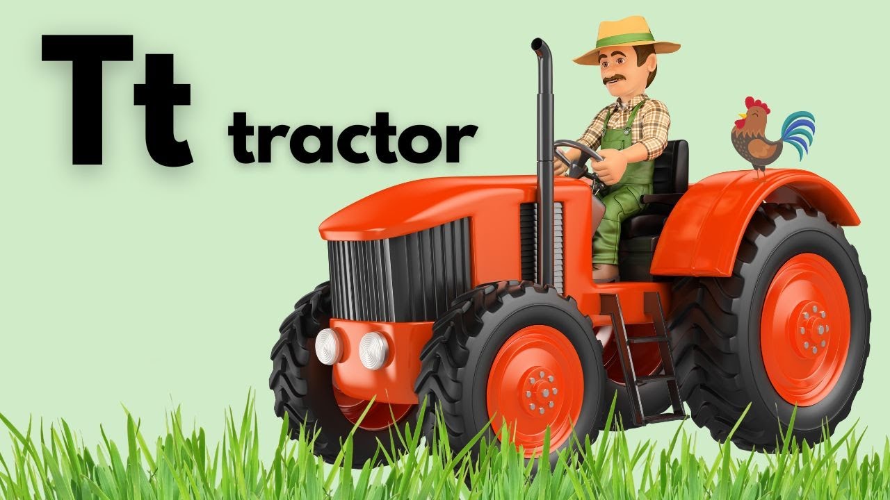 Tractors for kids! Learn & sing about tractors - YouTube