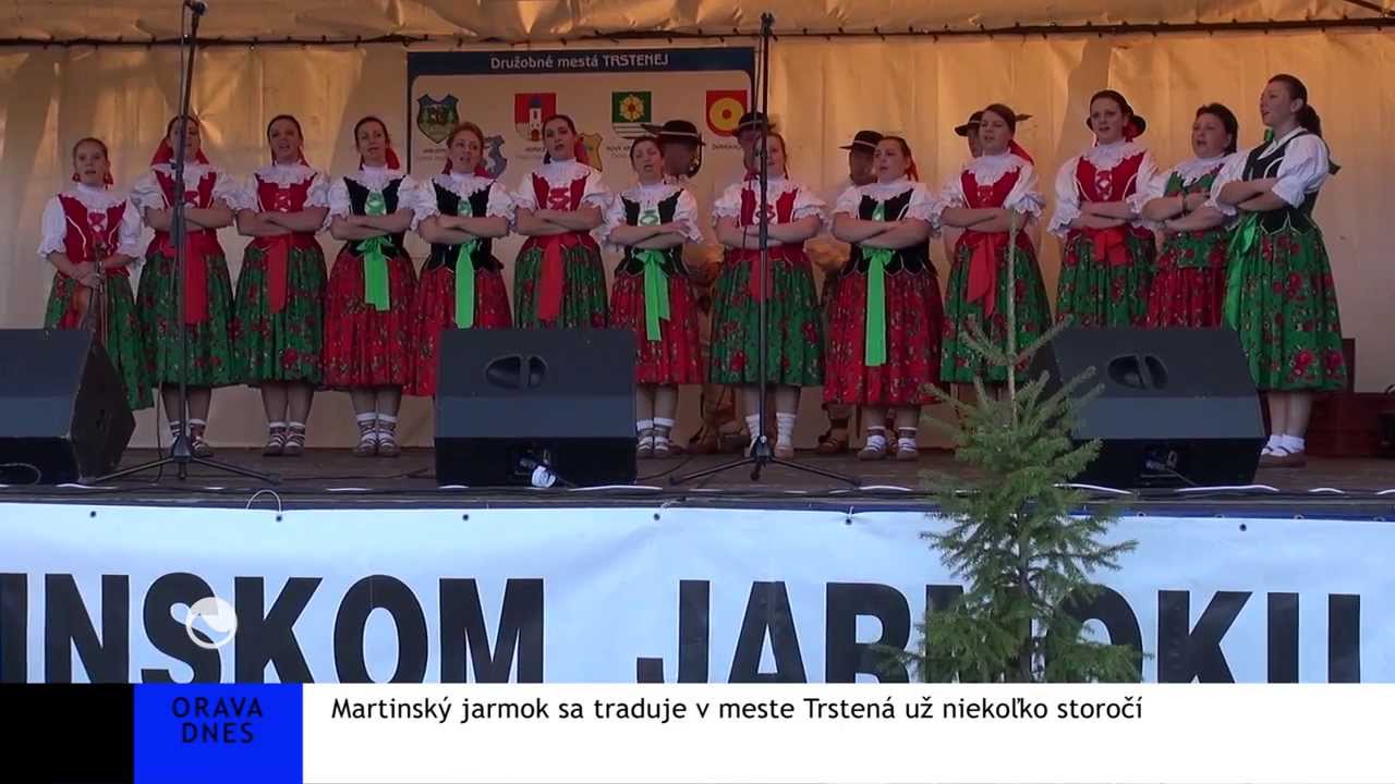 Martinský jarmok sa traduje v meste Trstená už niekoľko storočí - YouTube