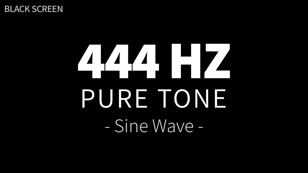 444 Hz Pure Tone - Sine Wave | URIEL Archangel Guidance & Healing ...