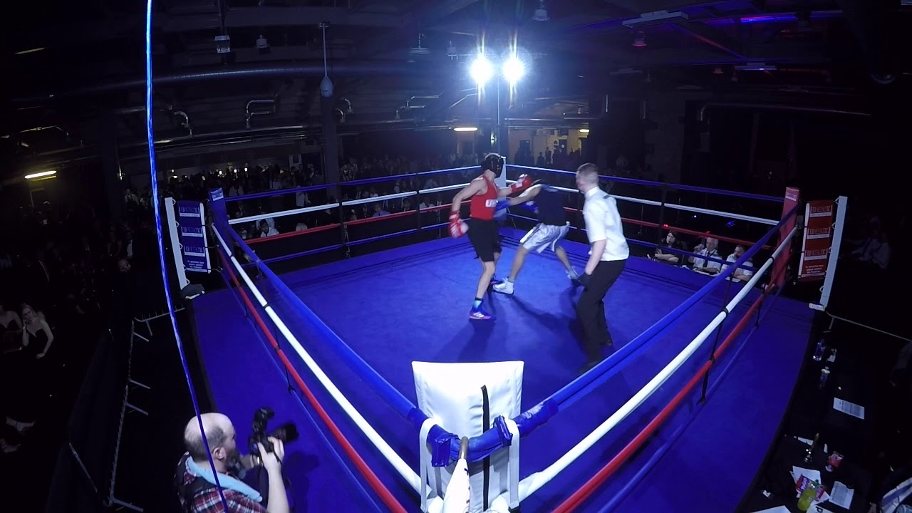 Ultra White Collar Boxing | Birmingham | Keano VS Harun Faiz - YouTube