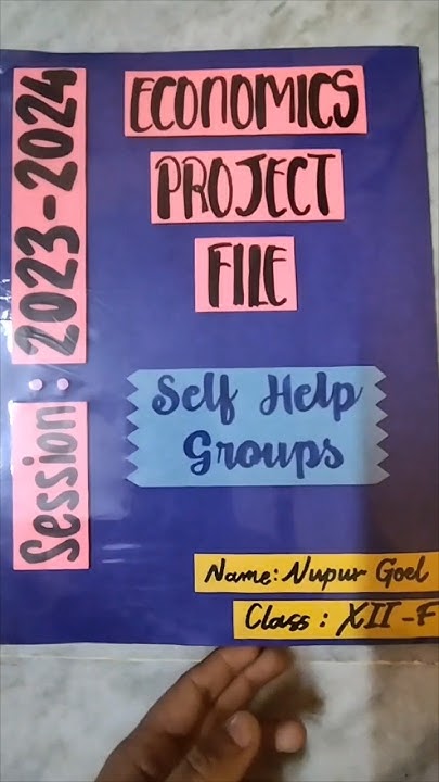 Class 12 | Economics Project File Cover - YouTube