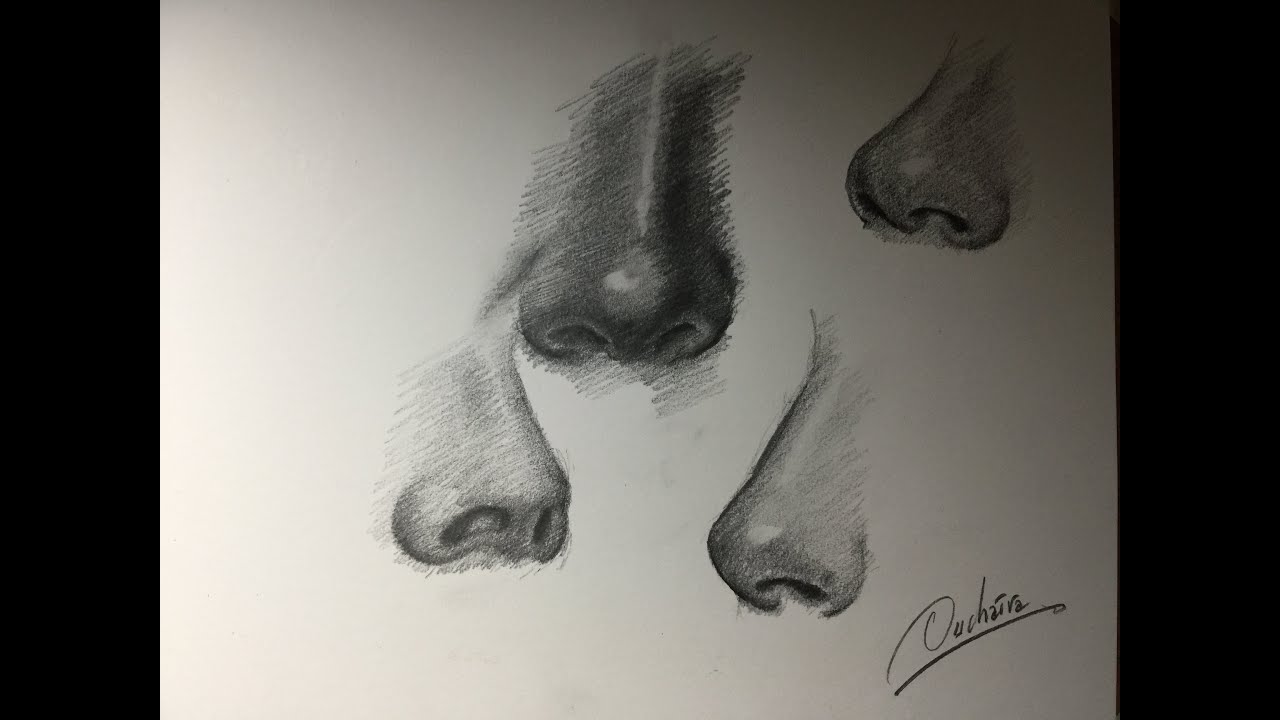 comment dessiner le nez - YouTube