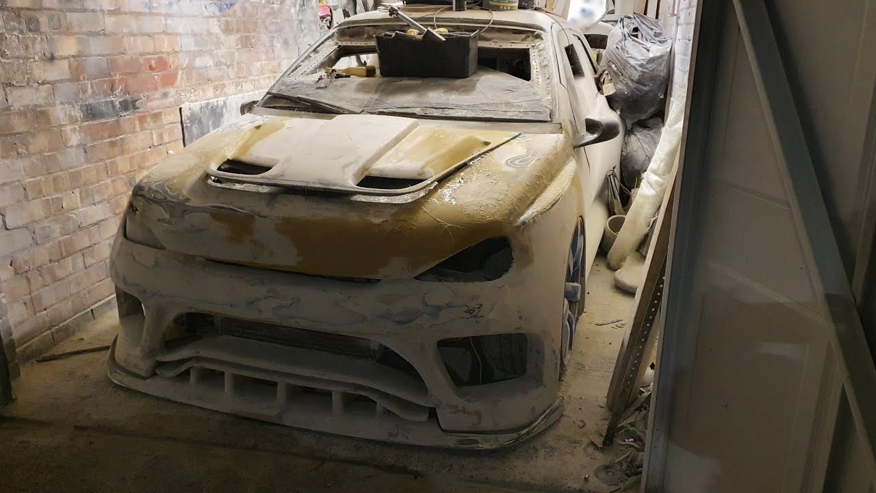 133 - Mad bonnet transformation and engine cover. Blended bonnet shut ...