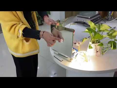 Комбинированная сенсорная кнопка для зеркала и датчик движения - YouTube