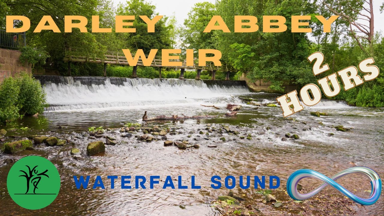⛲️Darley Abbey weir in DERBY: A Breathtaking Sight of falling water ...