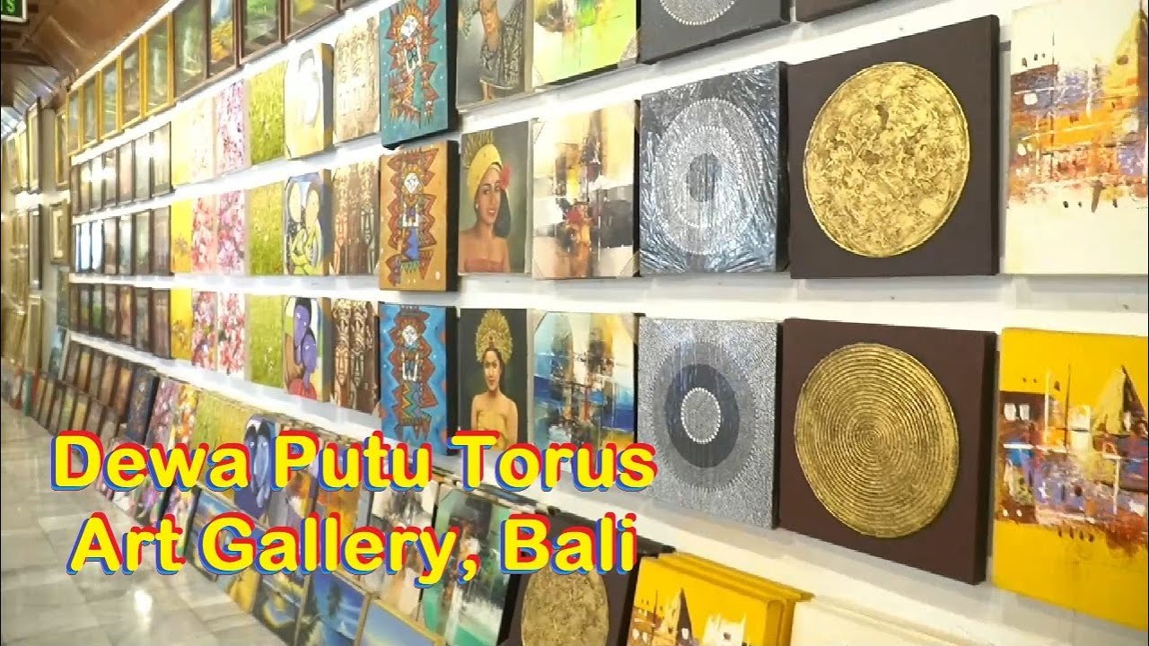 🖌BALI: Dewa Putu Toris Art Gallery, Sukawati. - YouTube