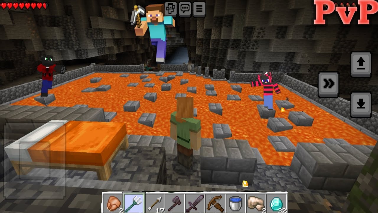 how to find lava pools in minecraft 1.21.0.26 - YouTube