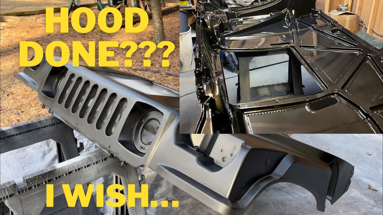 Humvee Hood Paint and Body Assessment - YouTube