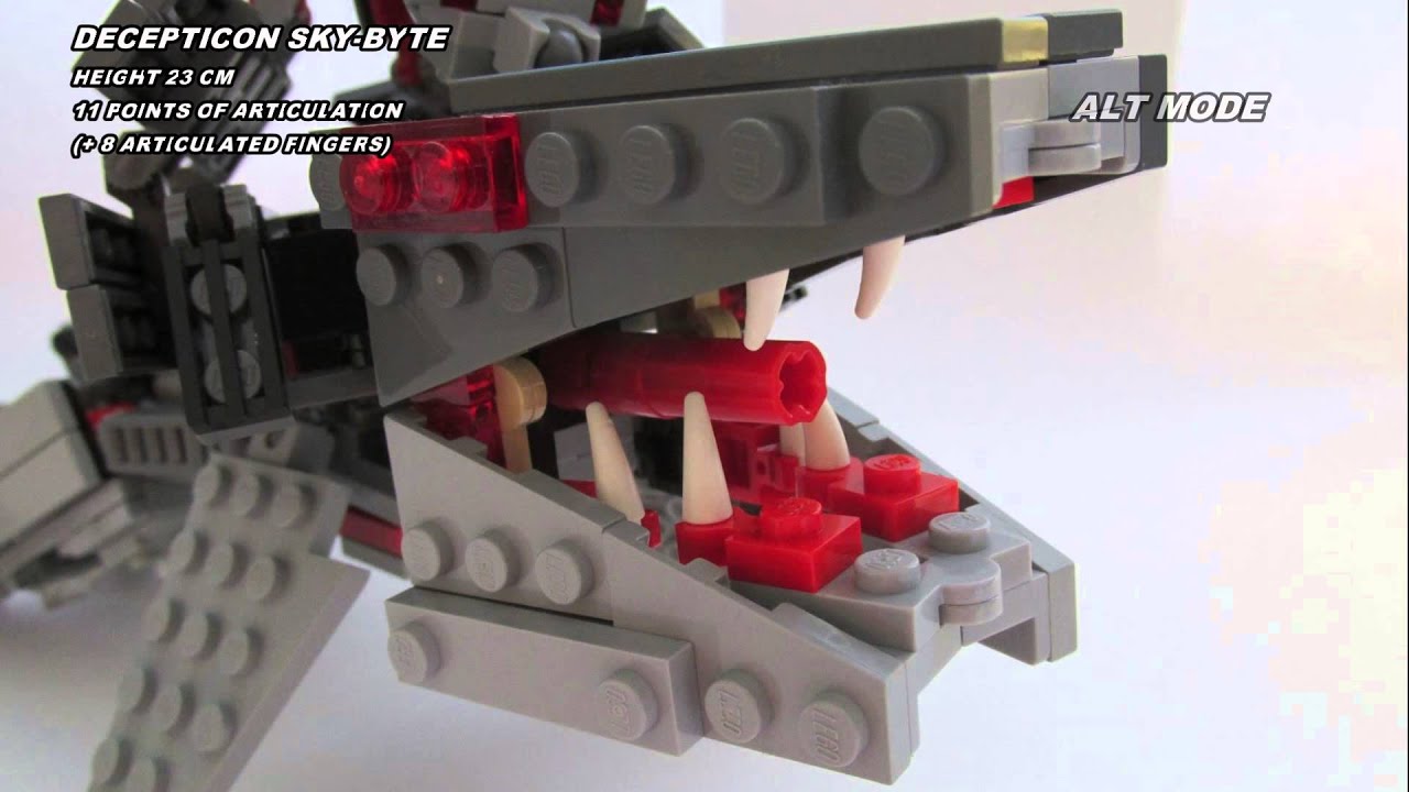 Lego Transformers Sky-Byte BRICKOVERY - YouTube