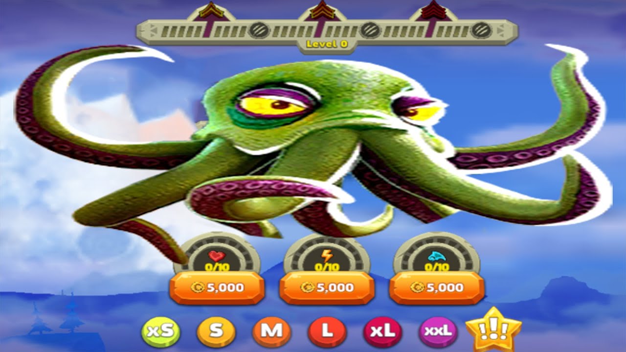 Hungry Dragon - New Boss - OCTONI - Octopus Boss Battle - All Dragons ...