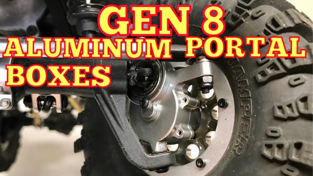 Redcat Gen8 Aluminum Front Portal Box Install - YouTube
