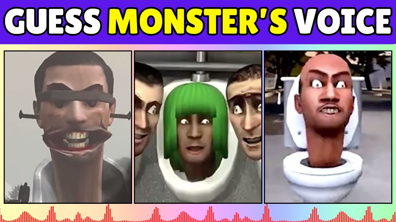 🚽 Guess MONSTER'S VOICE 🔥#80 🚽VACUUM SKIBIDI URINAL SKIBIDI GIANT ...