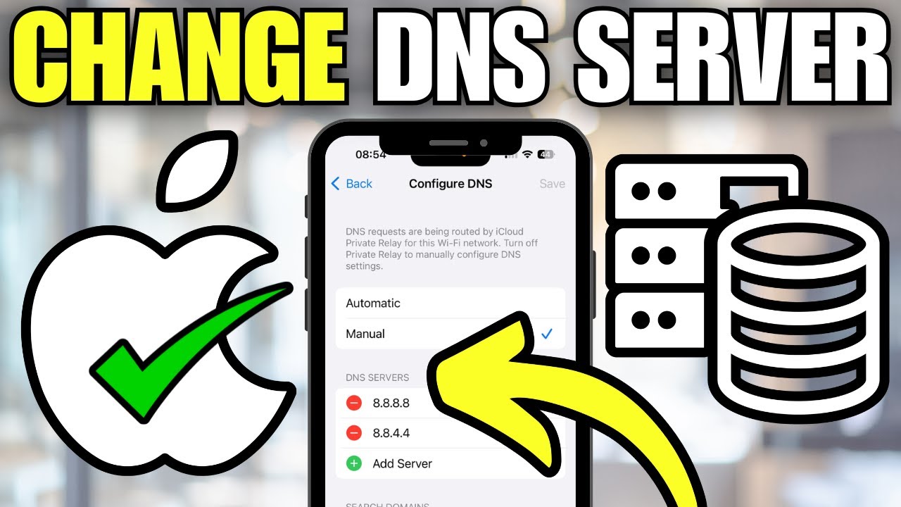 How To Change DNS Servers on iPhone (iOS 18) - YouTube