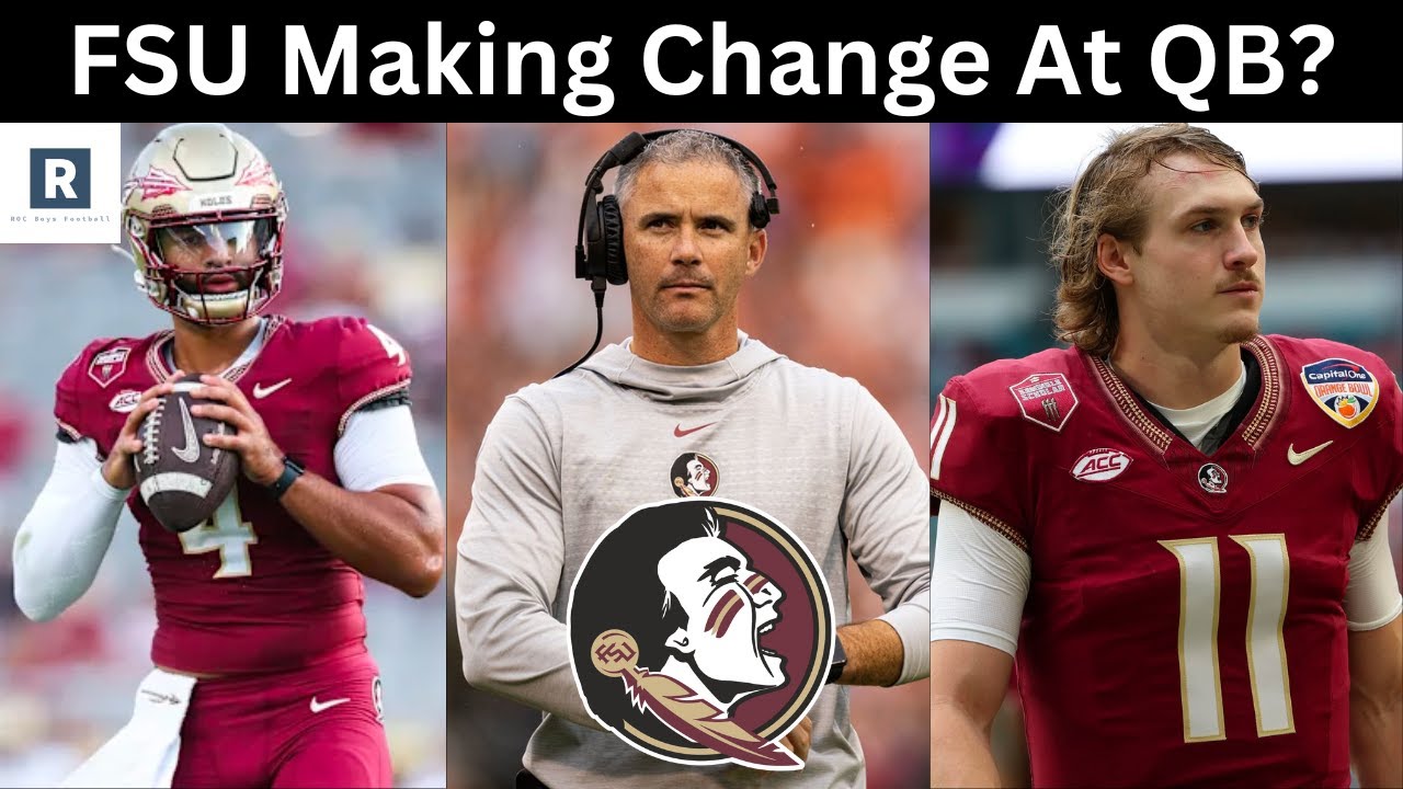 Mike Norvell and Florida State Making A Change At QB | DJU Benched ...