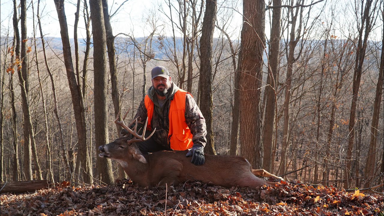 Mature mountain buck takes his lasts steps during Ohio Gun season ...