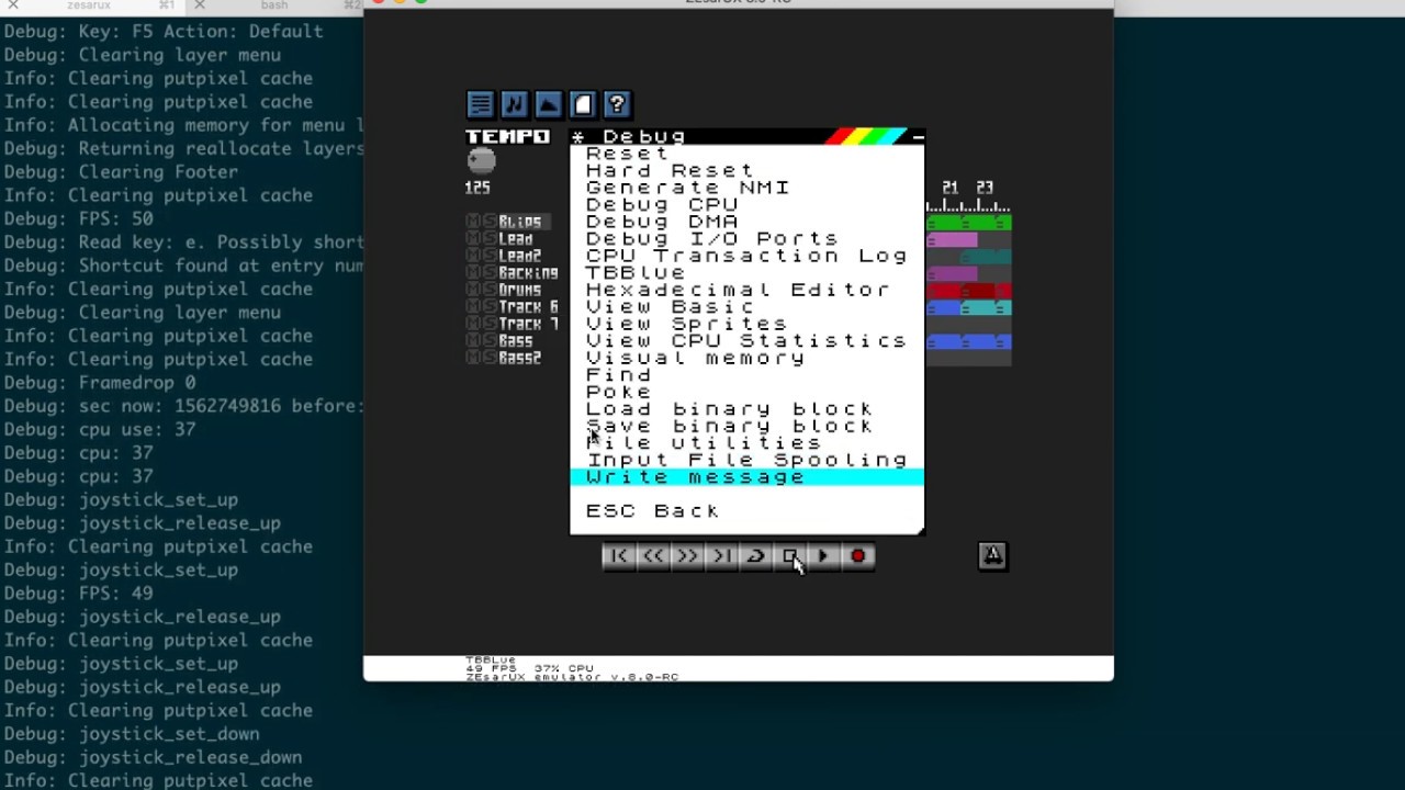 ZEsarUX - Loading NextOS .nex files out of NextOS - YouTube