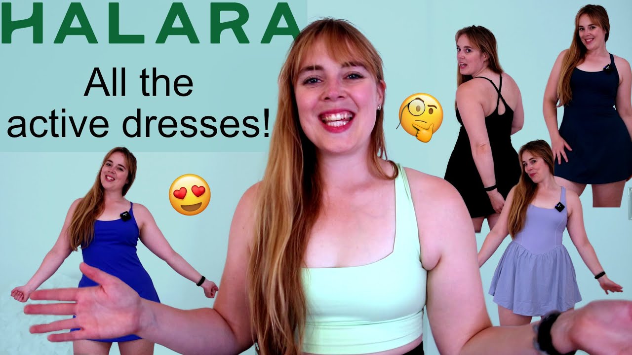Halara Active Dress Try On Haul | Longer Length, Easy Peezy & More ...
