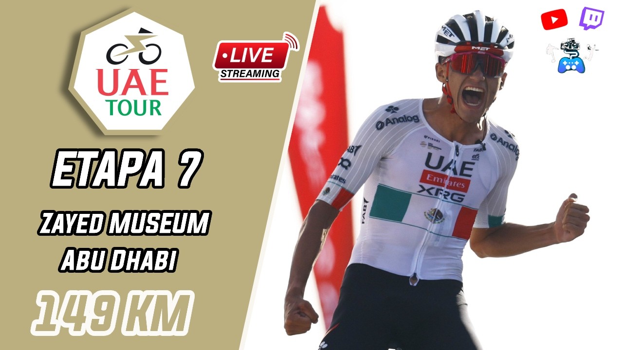 🚵‍♂️🚨 🇦🇪 UAE TOUR 2026 🇦🇪 ETAPA 7 - ZAYED NATIONAL MUSEUM - ABU DHABI ...