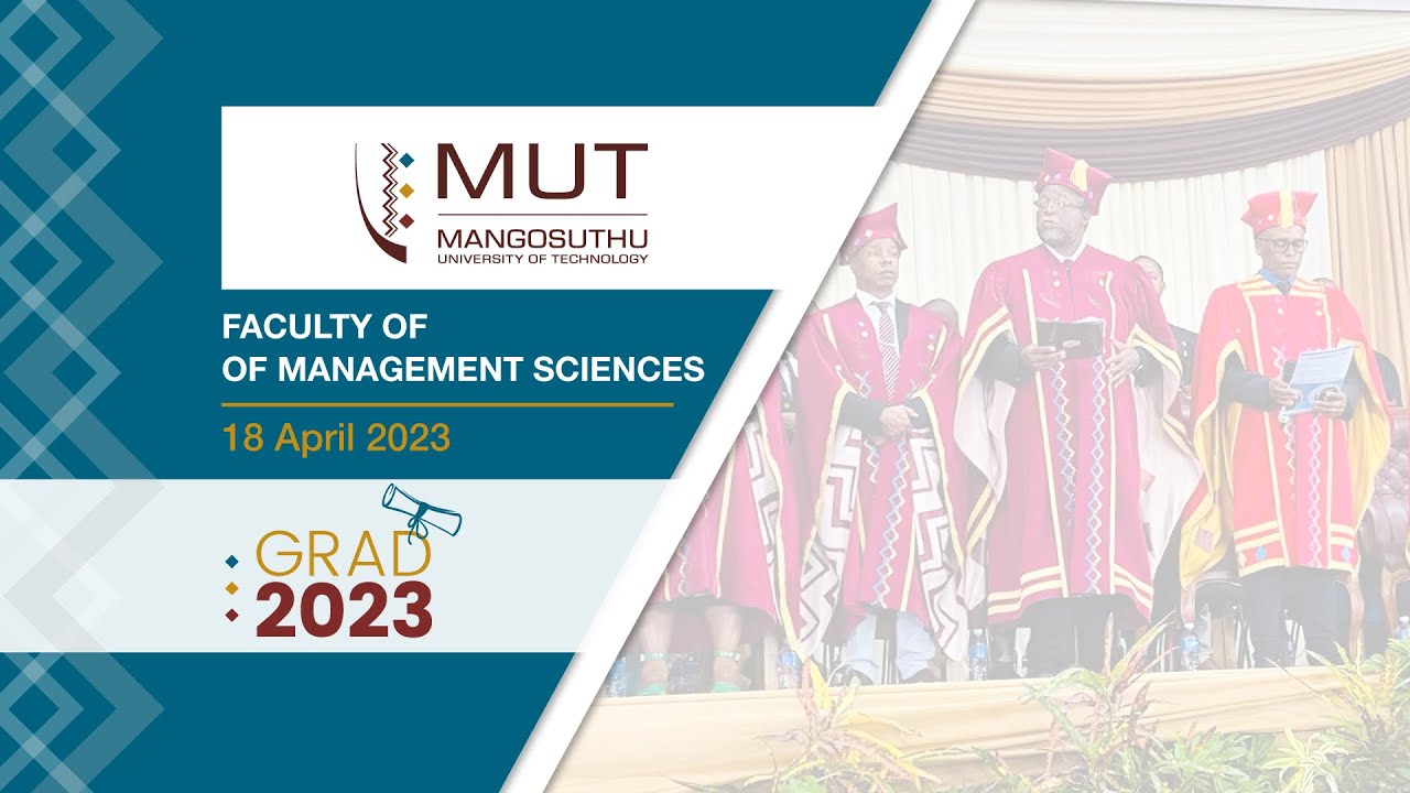 MUT Graduation - Faculty of Management Sciences - YouTube