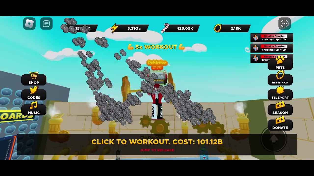 Strongman simulator challenge to 500 million strength workout only part ...