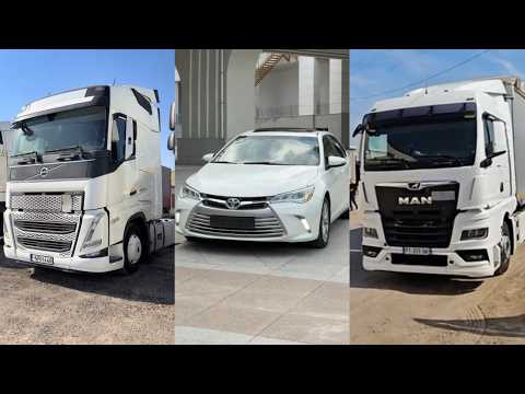 Ýük maşynlar Daf Volvo Man Aziýada Camry Amatly Bahalar