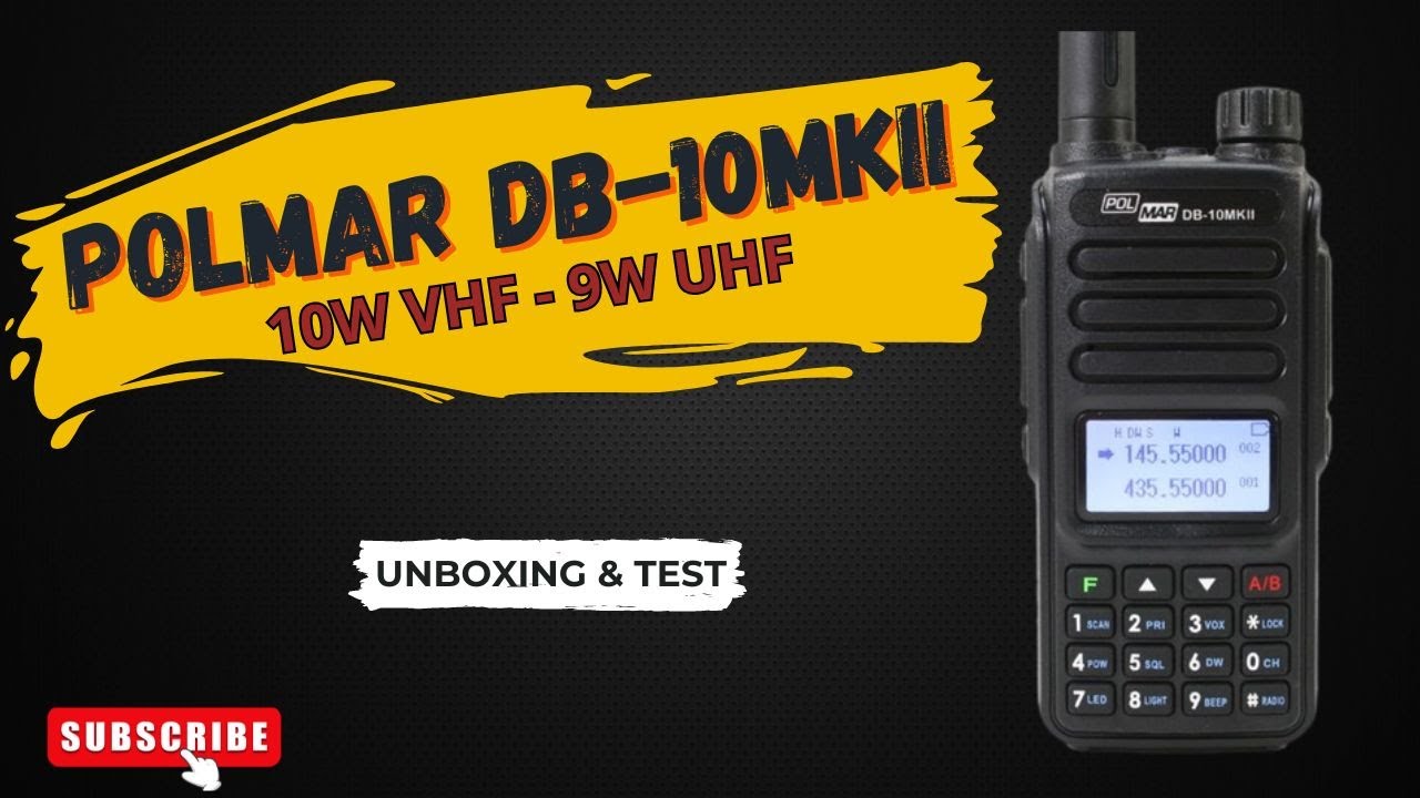 Polmar DB-10 MKII | VHF/UHF alta potenza a basso costo - YouTube