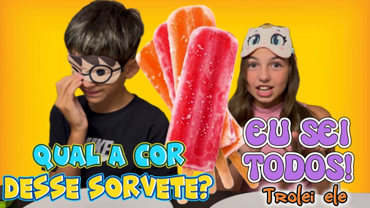 QUAL É A COR DO PICOLÉ - PARTE 2 *com trolagem | ENZO & NIC - YouTube