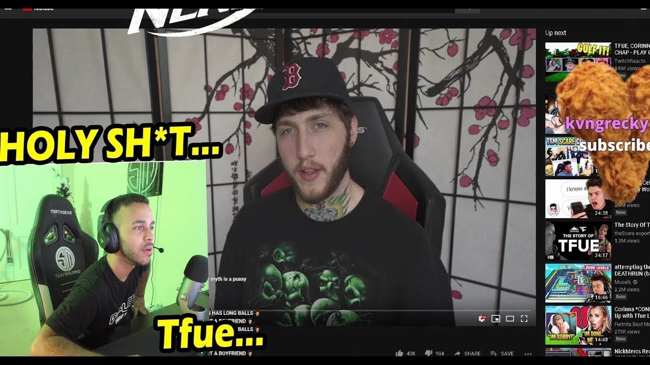 Hamlinz Reacts To Faze Banks Video "Dear Tfue" - YouTube