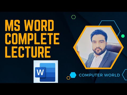 MS Word Full Lecture 2025 | Complete Tutorial for Beginners to Advanced ...