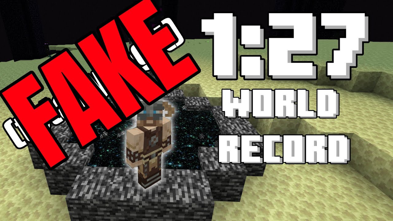 I Expose the FAKEST Minecraft WR Speedrun I Have EVER Seen! - YouTube
